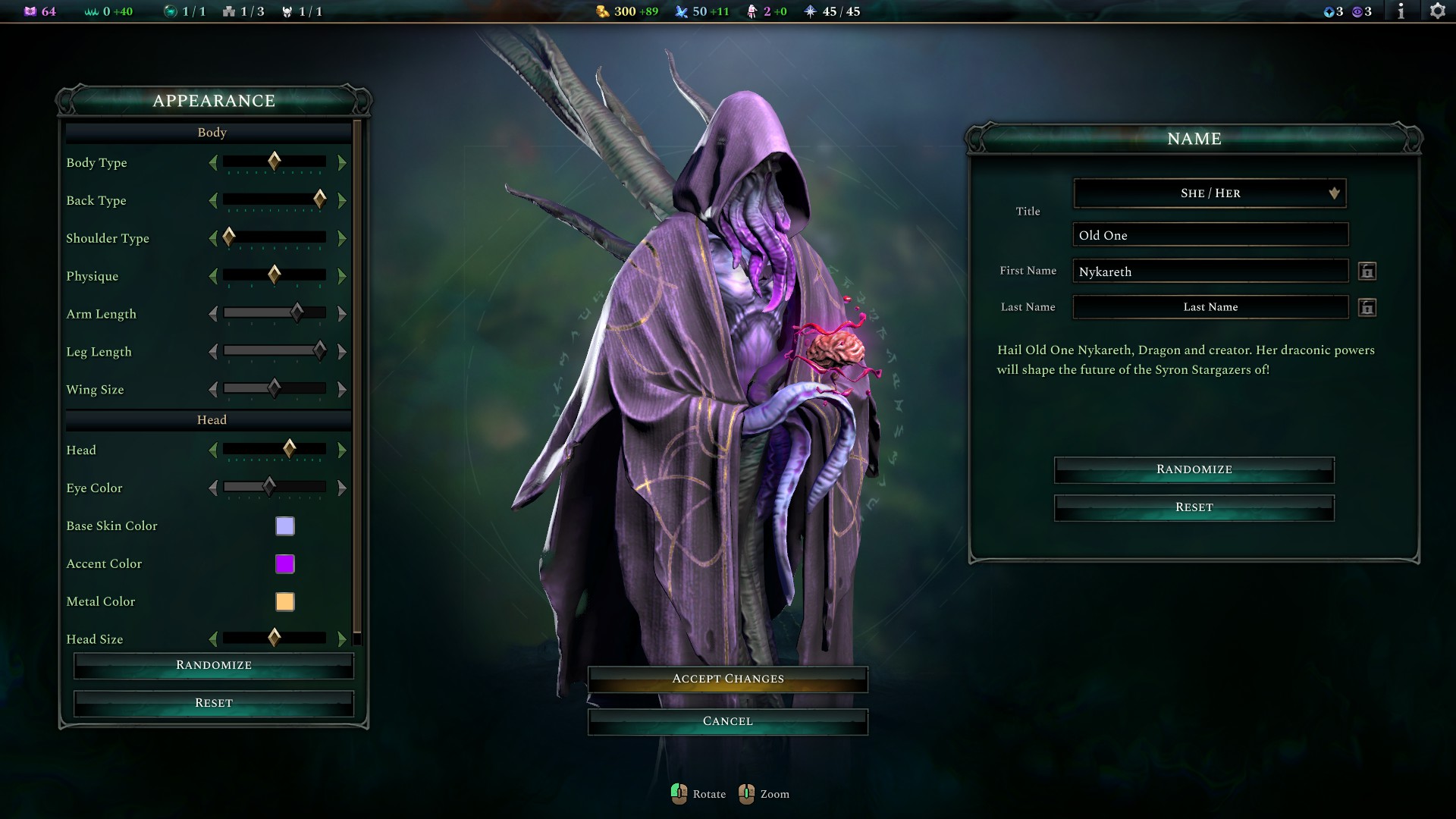 Confirmed - Eldritch Sovereign pronouns setting to She/Her | Paradox ...