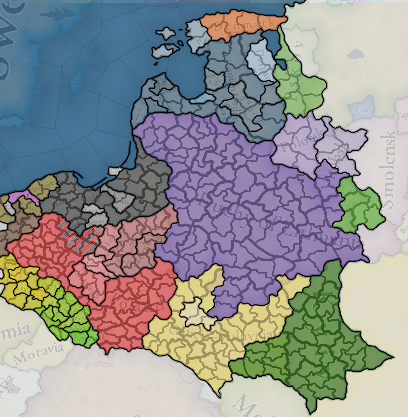 Poland and Neighbours - Alternate Take on Tinto Maps #4 | Paradox ...