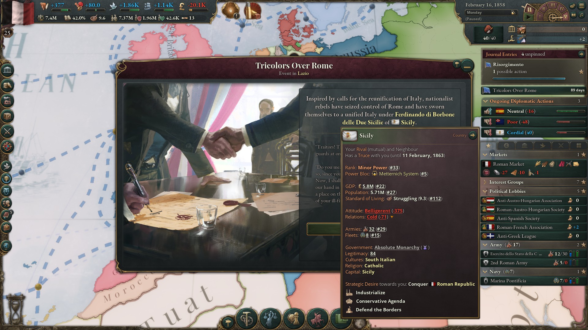 Risorgimento Bug | Paradox Interactive Forums