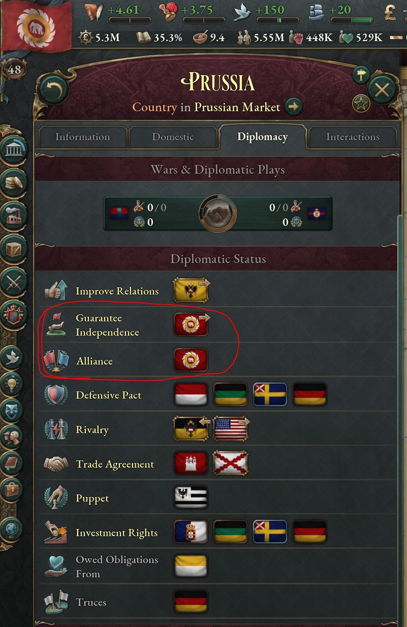 AI nations will Guarantee Independence of nations they are already in an Alliance with | Paradox ...