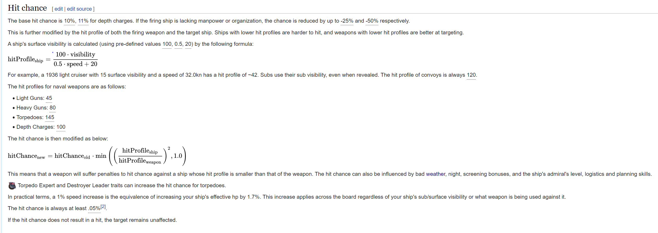 How does Naval hit chance work? | Paradox Interactive Forums