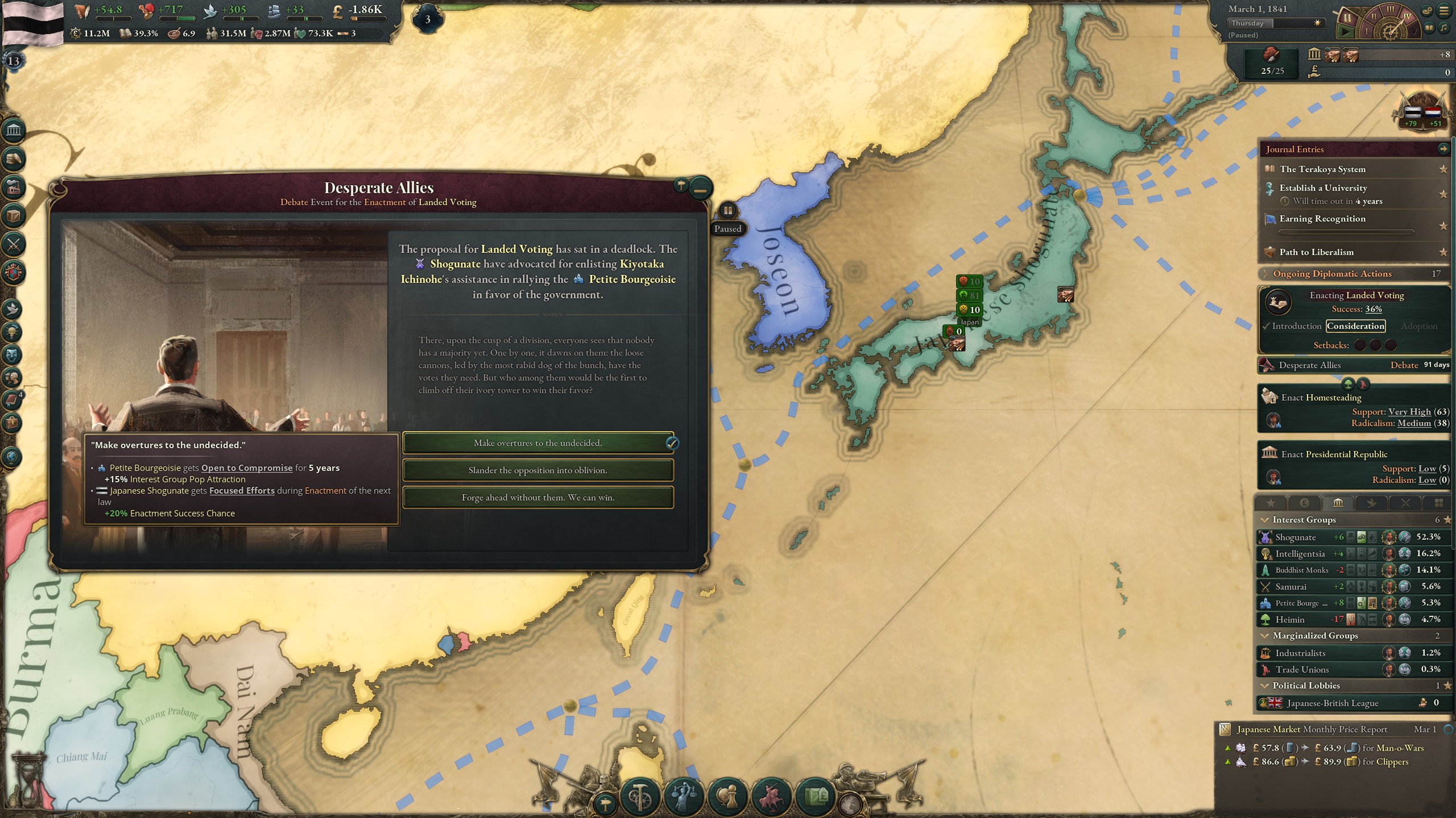 Victoria 3 : Japan. Advices ? | Paradox Interactive Forums