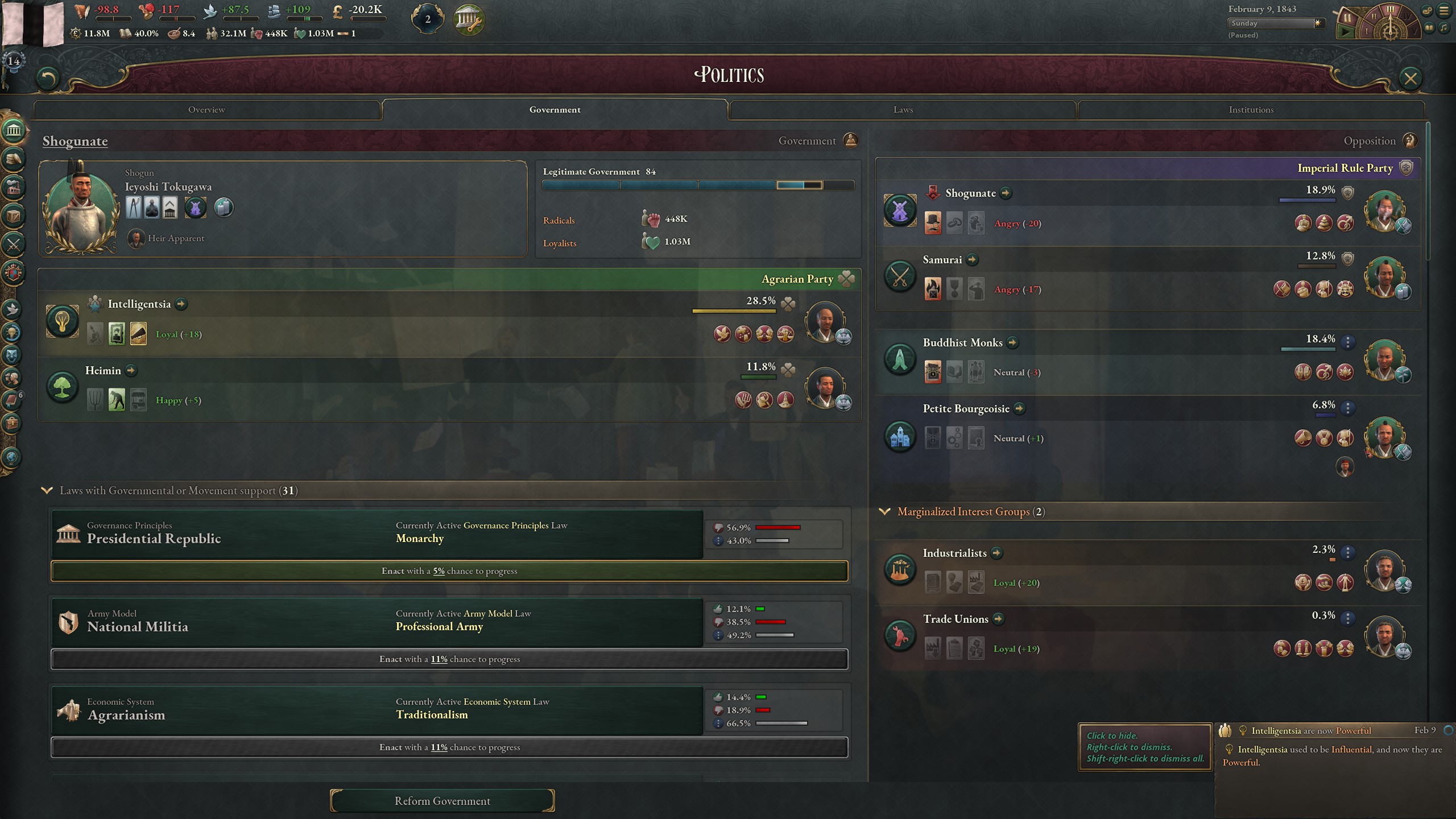 Victoria 3 : Japan. Advices ? | Paradox Interactive Forums