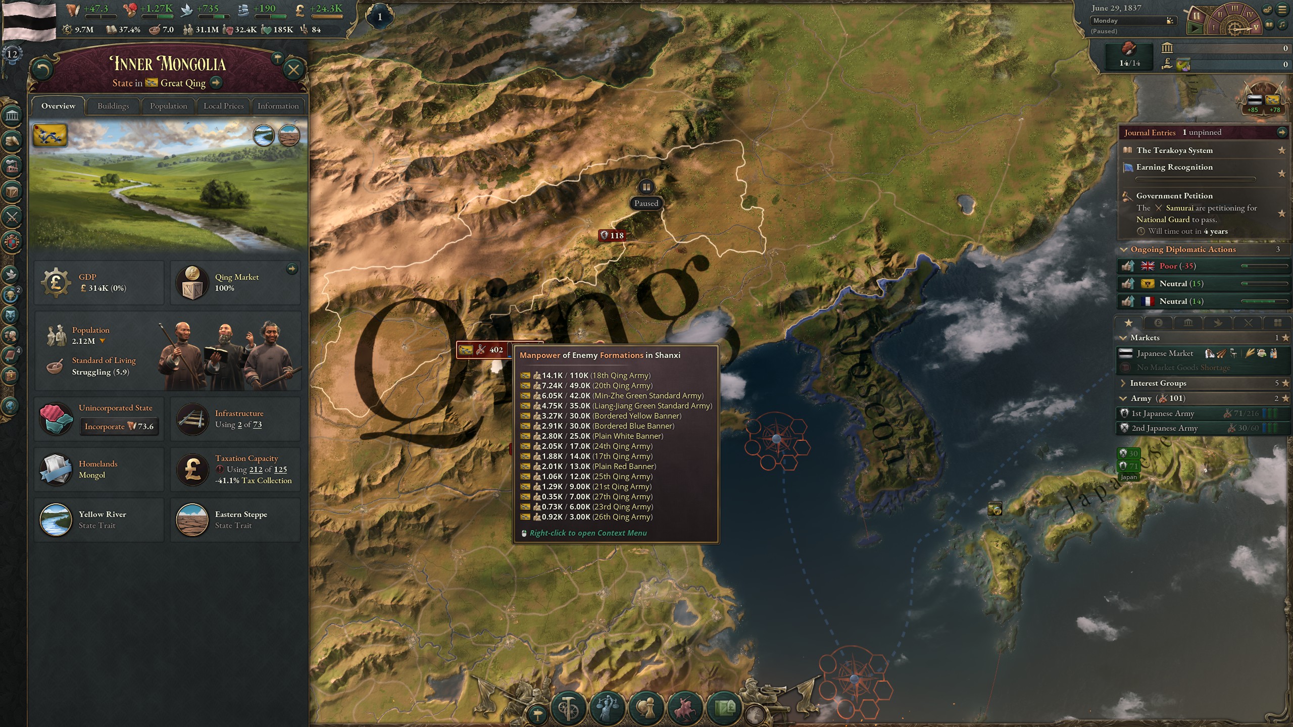 Victoria 3 : Japan. Advices ? | Paradox Interactive Forums