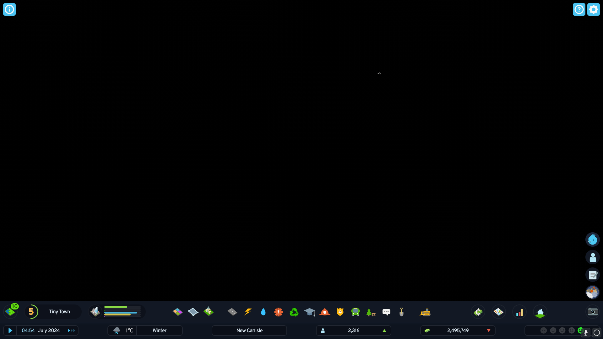 Black screen and only seeing UI when loading into a map. | Paradox Interactive Forums