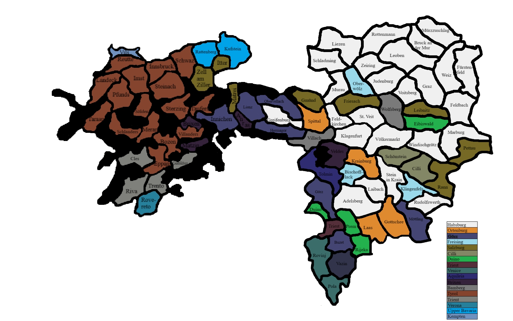 HRE Map Feedback: Austria, Bavaria, Bohemia, Swabia and more | Page 2 ...