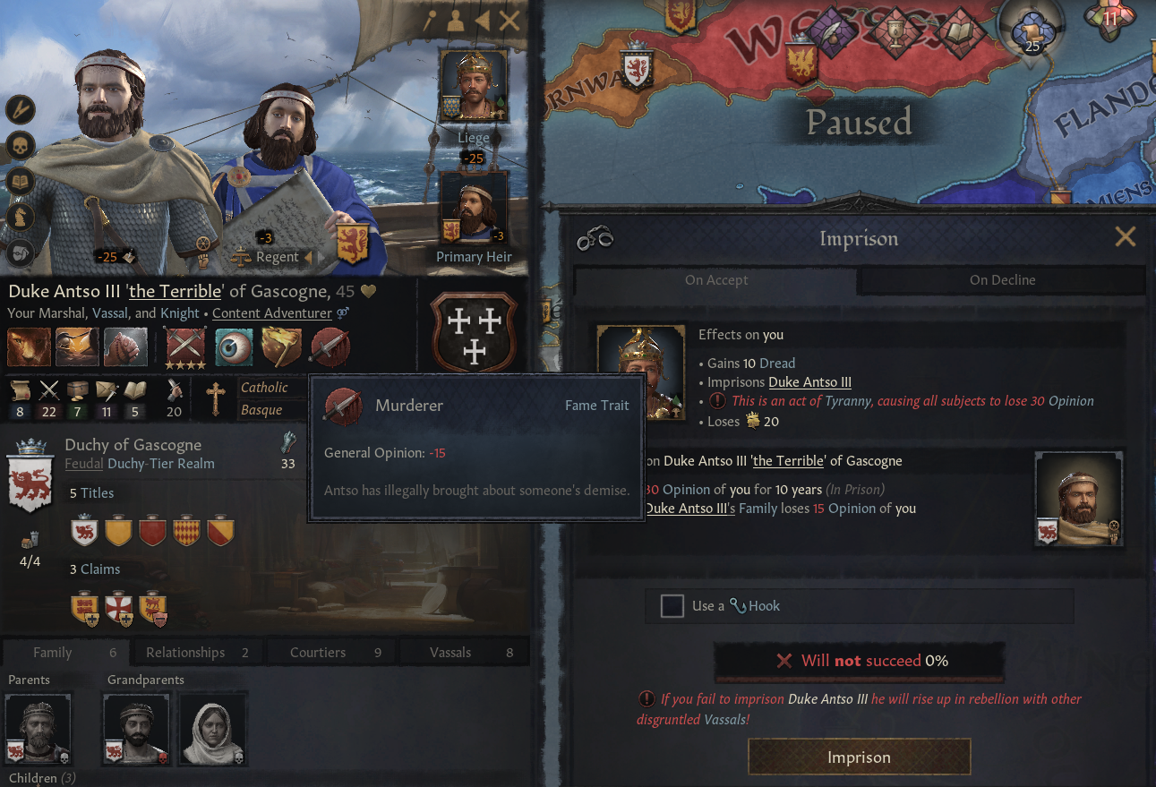 Murder in CK3 | Paradox Interactive Forums