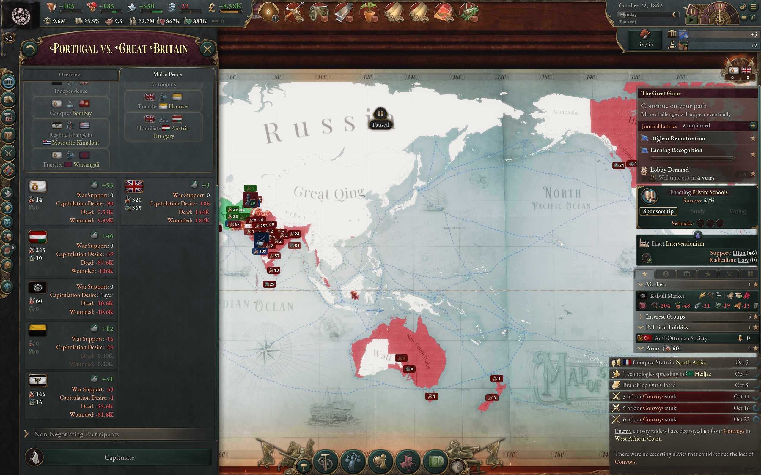 Only option is to capitulate as negotiating participant? | Paradox Interactive Forums