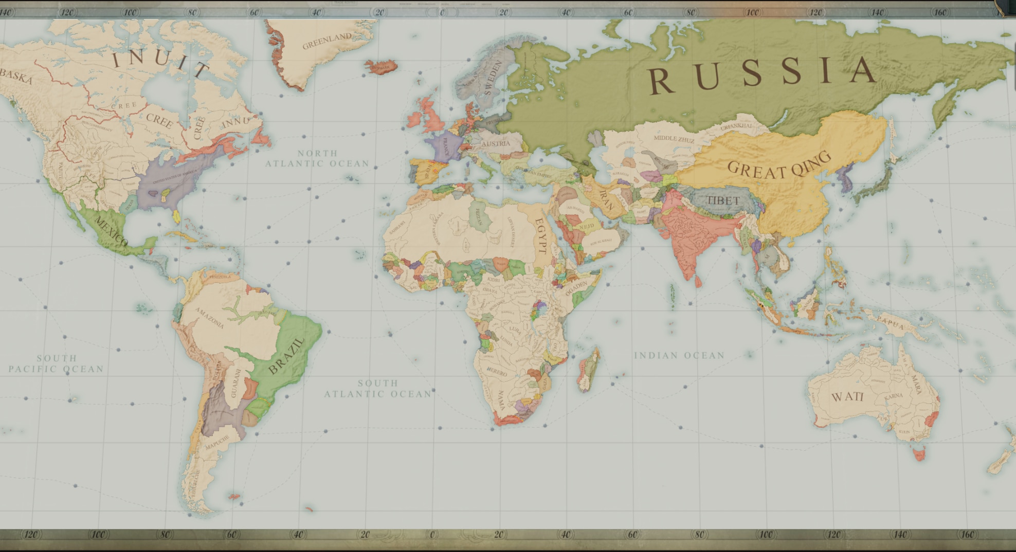 Colonial borders/straight lines discussion | Page 3 | Paradox ...