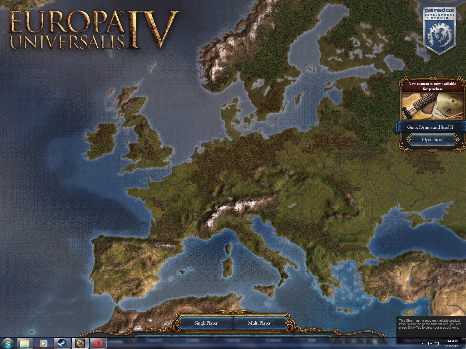 Taskbar overlayed on game | Paradox Interactive Forums