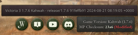 Checksum modified for some reason | Paradox Interactive Forums