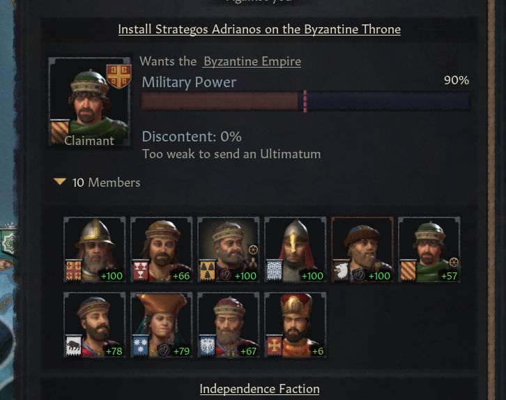BUG of new version (1.13.0.3) faction | Paradox Interactive Forums