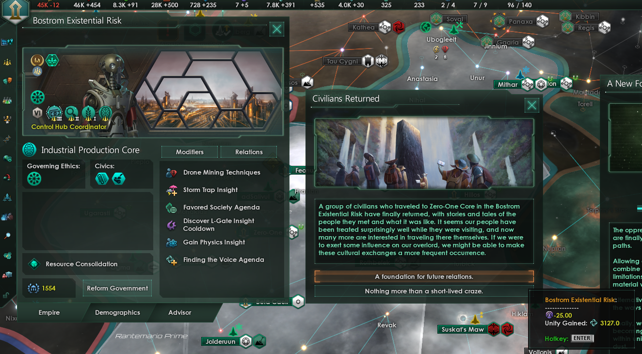 Stellaris - Pilgrimage from subjects event shows vassal-side prompt to ...