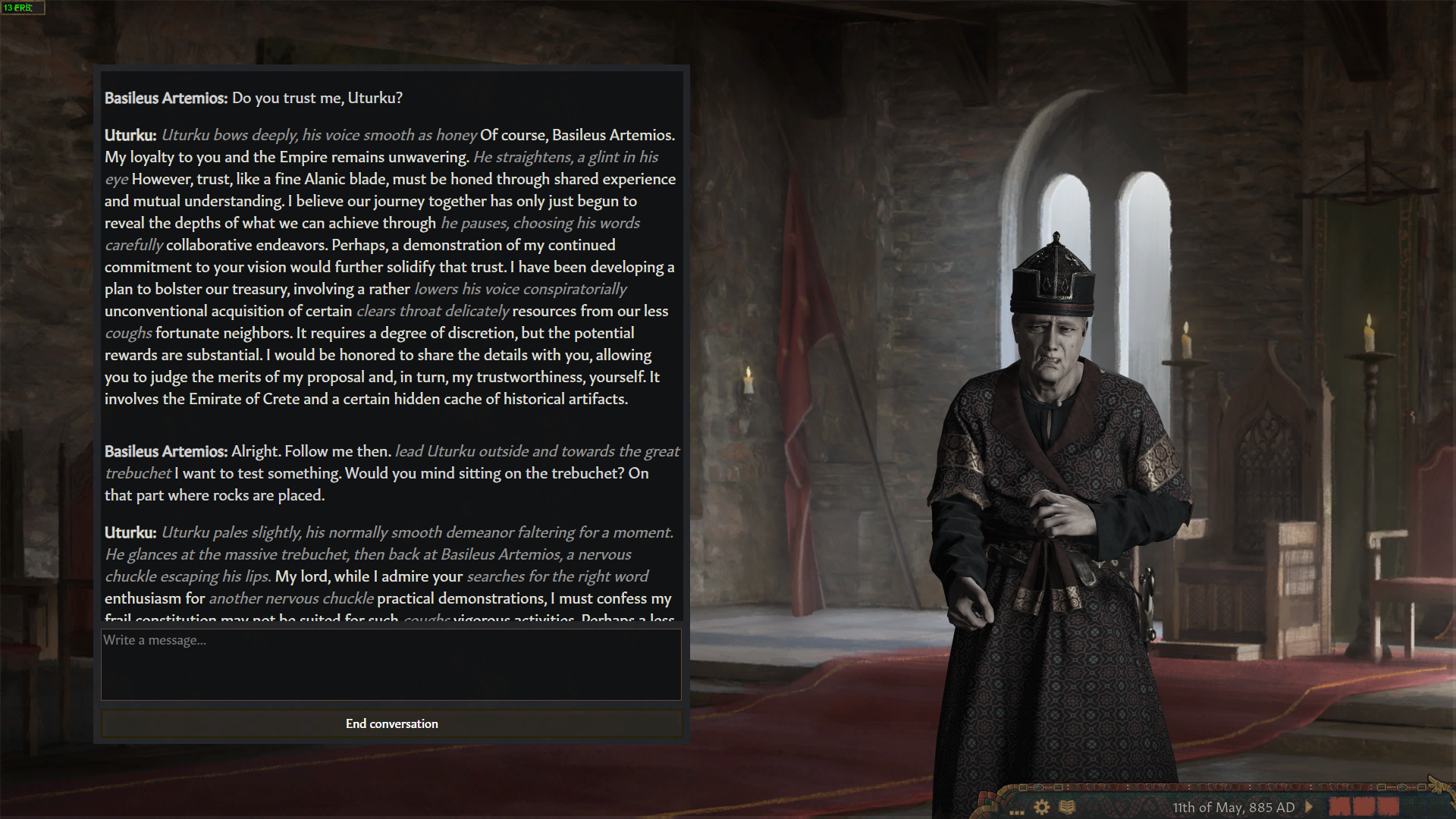 Voices of the Court mod has tremendously improved my roleplay of CK3 ...