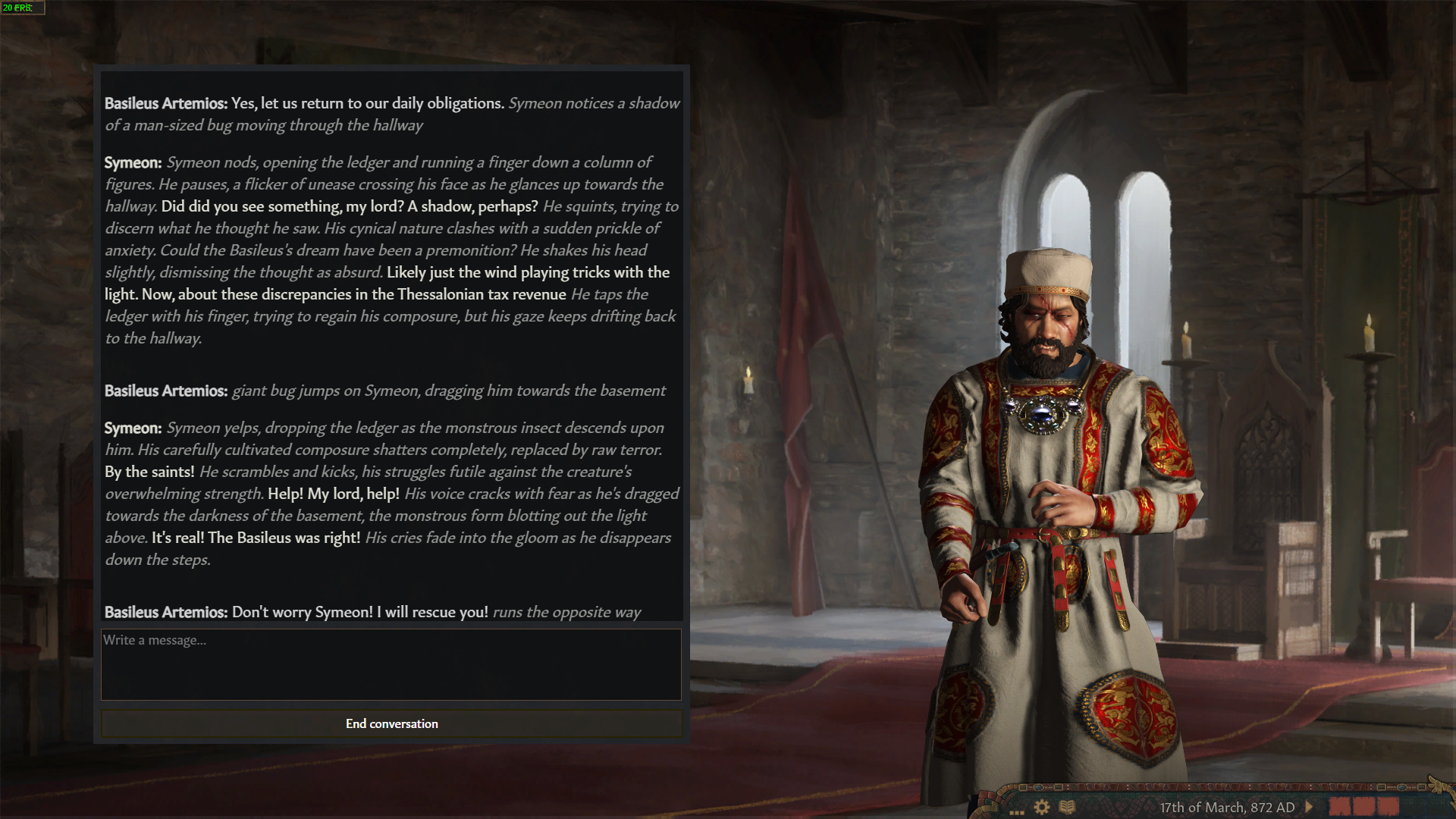 Voices of the Court mod has tremendously improved my roleplay of CK3 ...