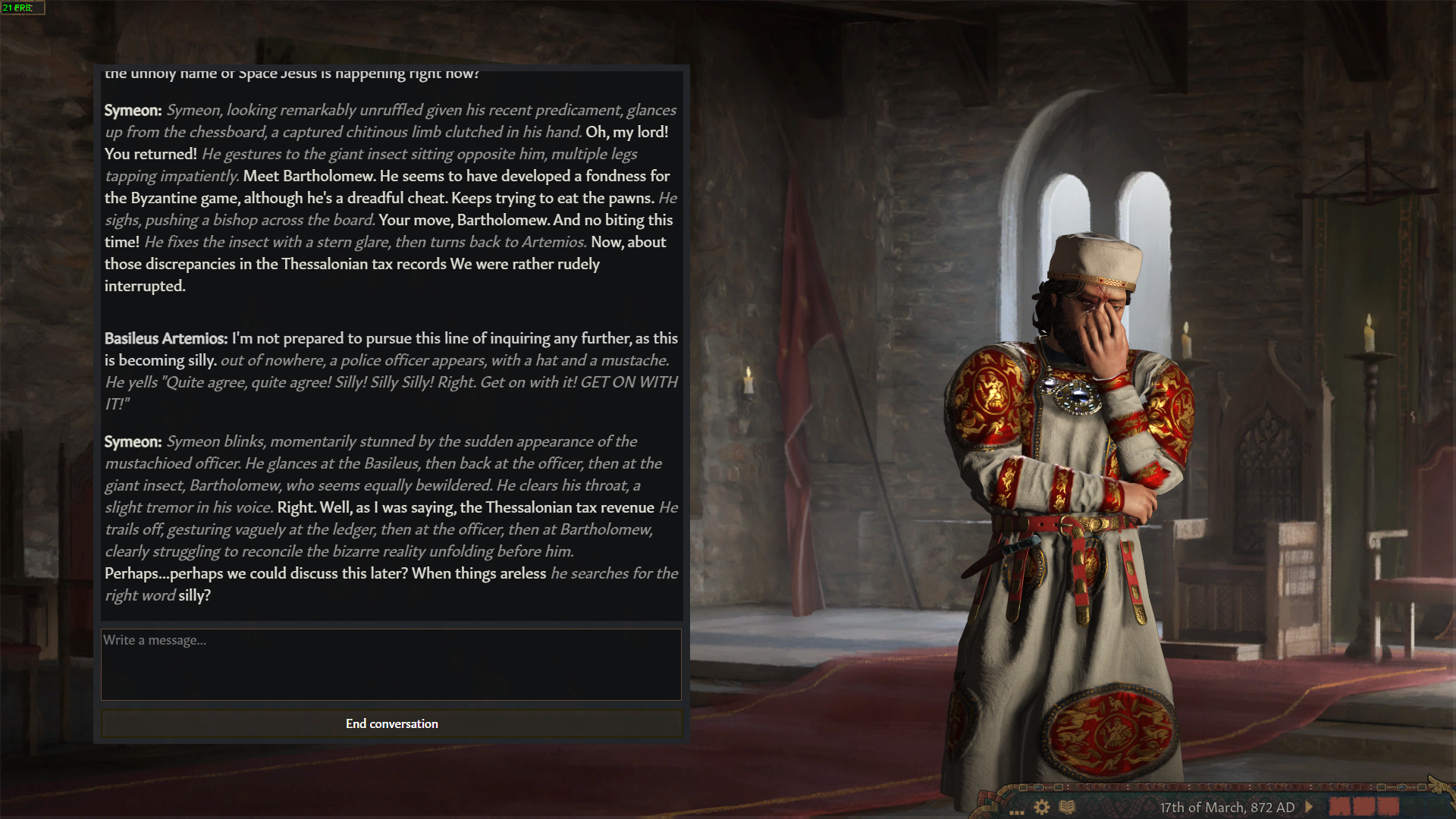Voices of the Court mod has tremendously improved my roleplay of CK3 ...