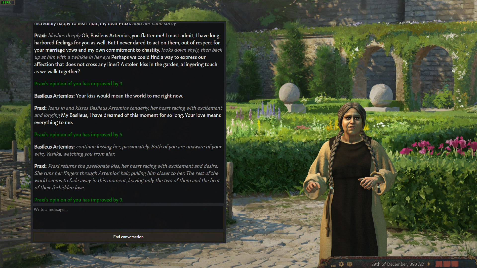 Voices of the Court mod has tremendously improved my roleplay of CK3 ...