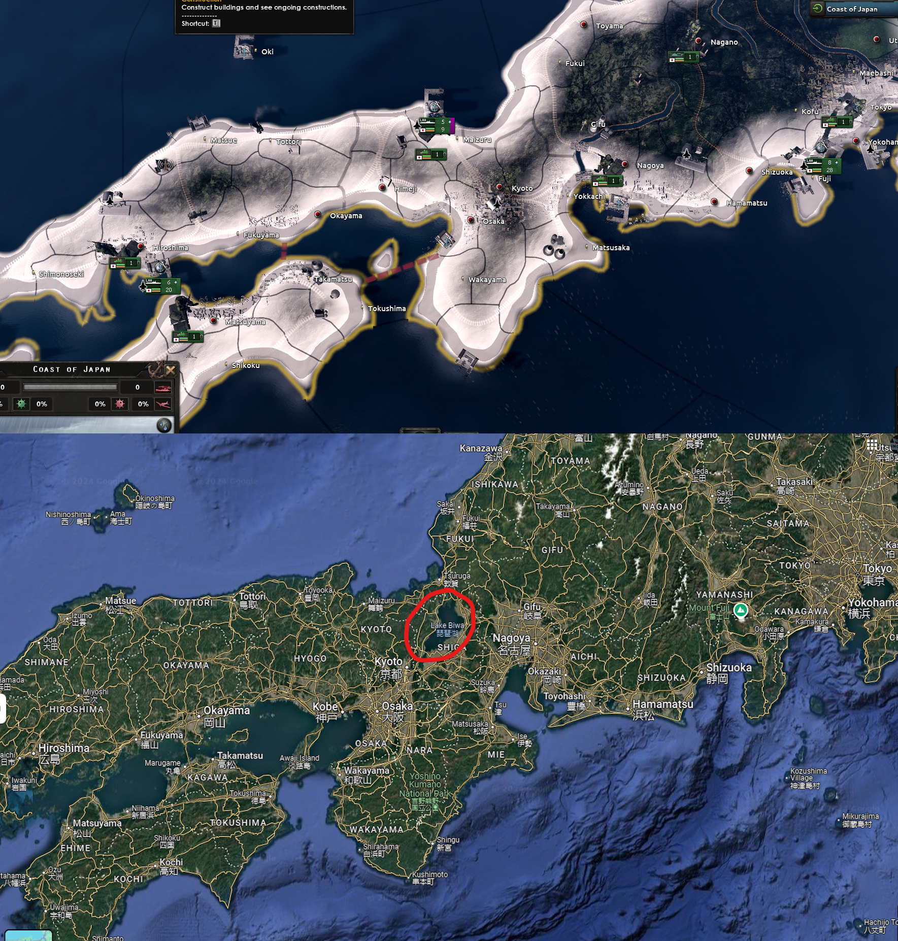 Where is lake Biwa? | Paradox Interactive Forums