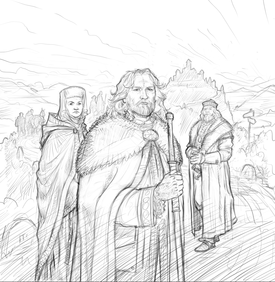 Behind the Scenes: The key art of Wandering Nobles | Paradox ...
