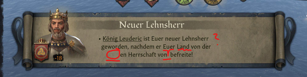 Many localisation problems German (part 9) | Paradox Interactive Forums