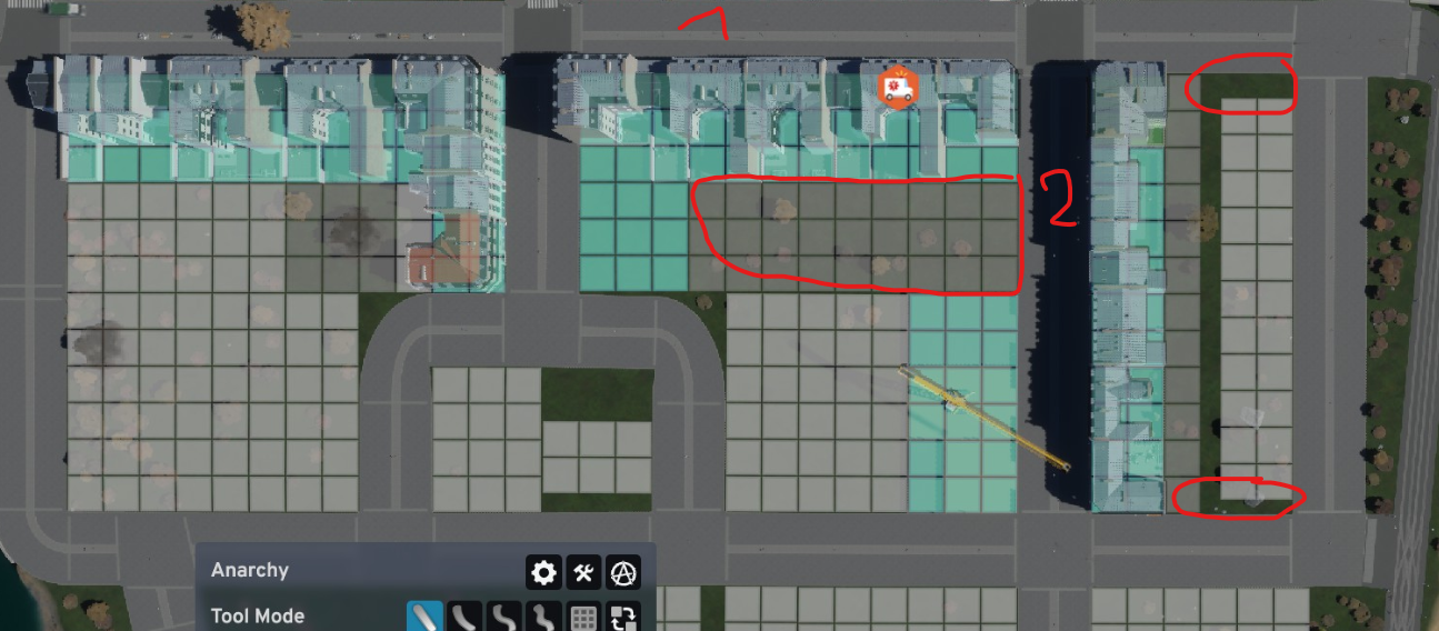 Why is this zoning area greyed out? Can anyone help me figure out what ...