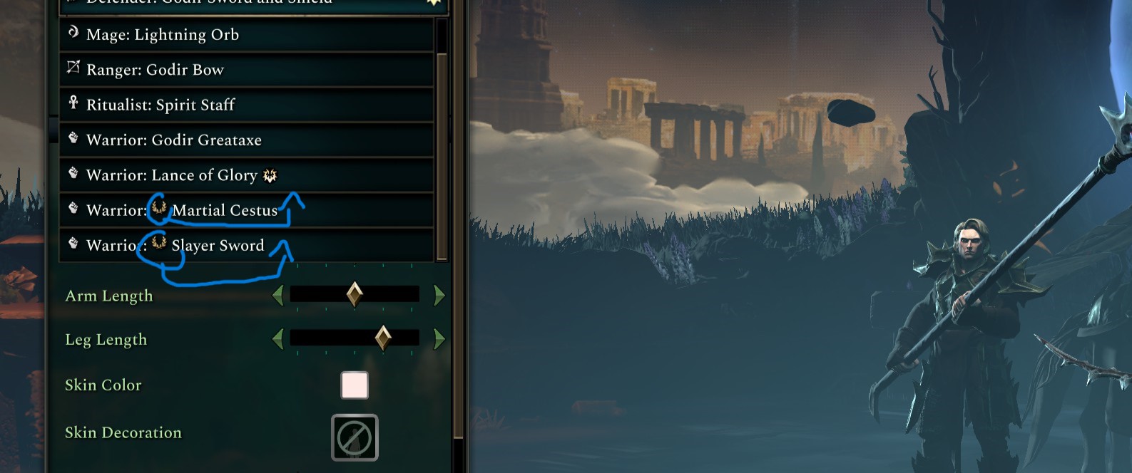 [UI] Please move the Pantheon Icon for weapons and traits at the end of ...