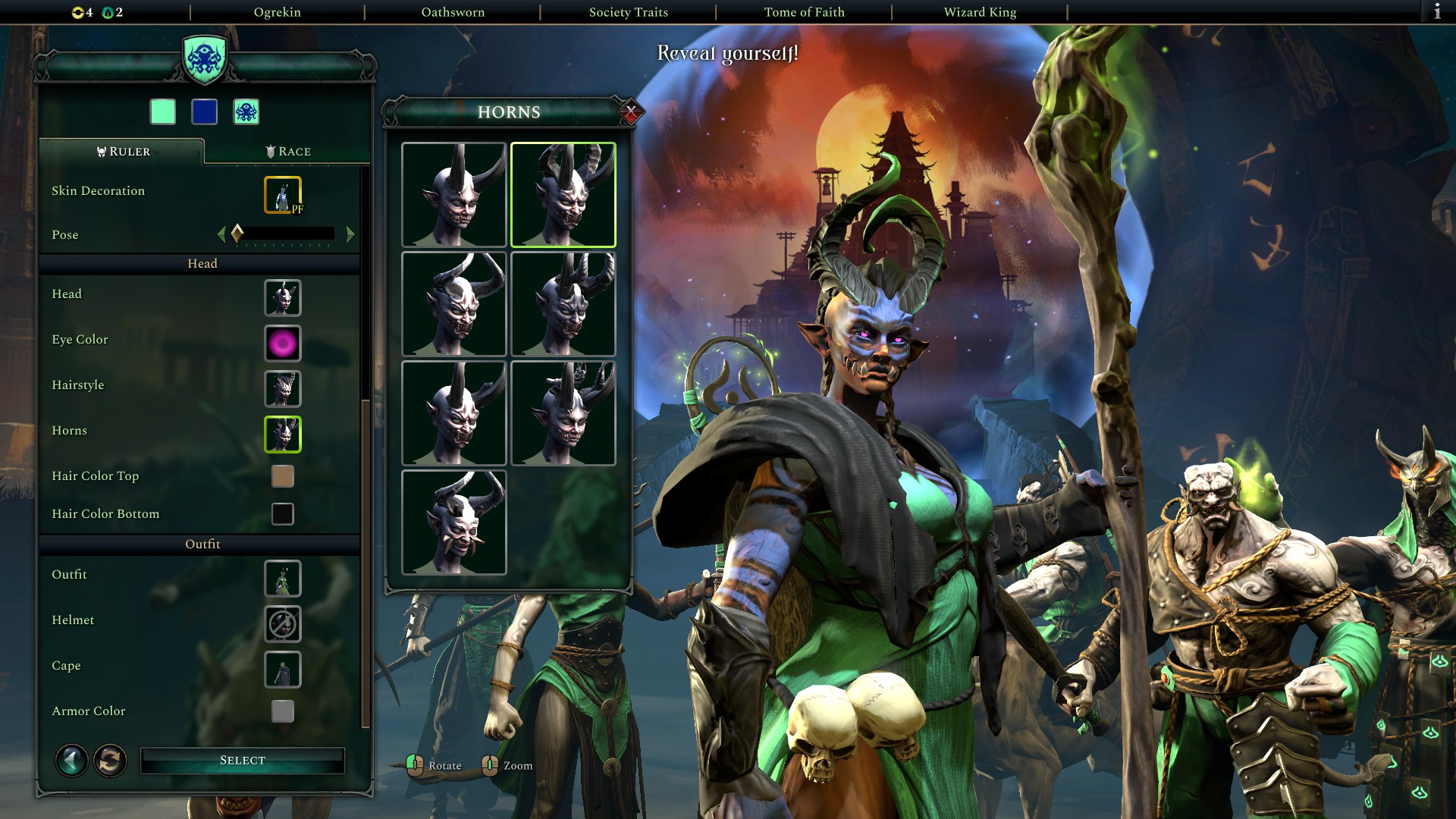 Confirmed - Minor visual bugs in Ogrekin horn selection | Paradox Interactive Forums