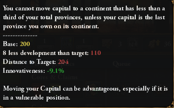 Move Capital has much more requirements | Paradox Interactive Forums