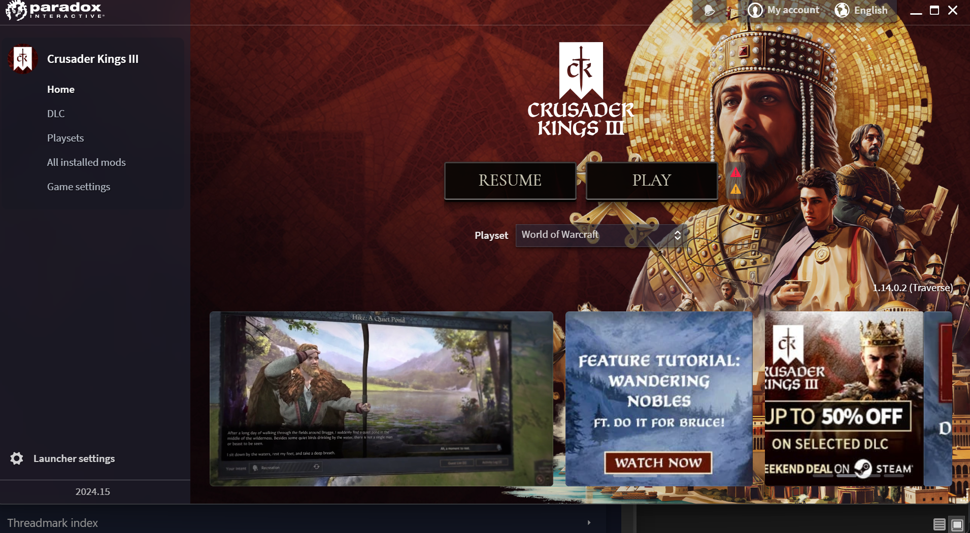 Launcher General Error when opening Modlist | Paradox Interactive Forums