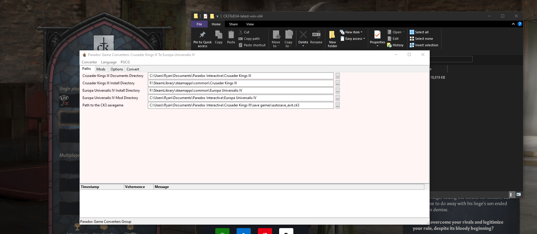 CK3 to EU4 Converter Release Thread | Page 157 | Paradox Interactive Forums