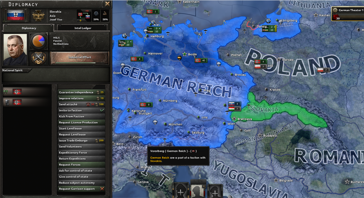 Duplicate - After dividing Czechoslovakia with Germany as Romania ...