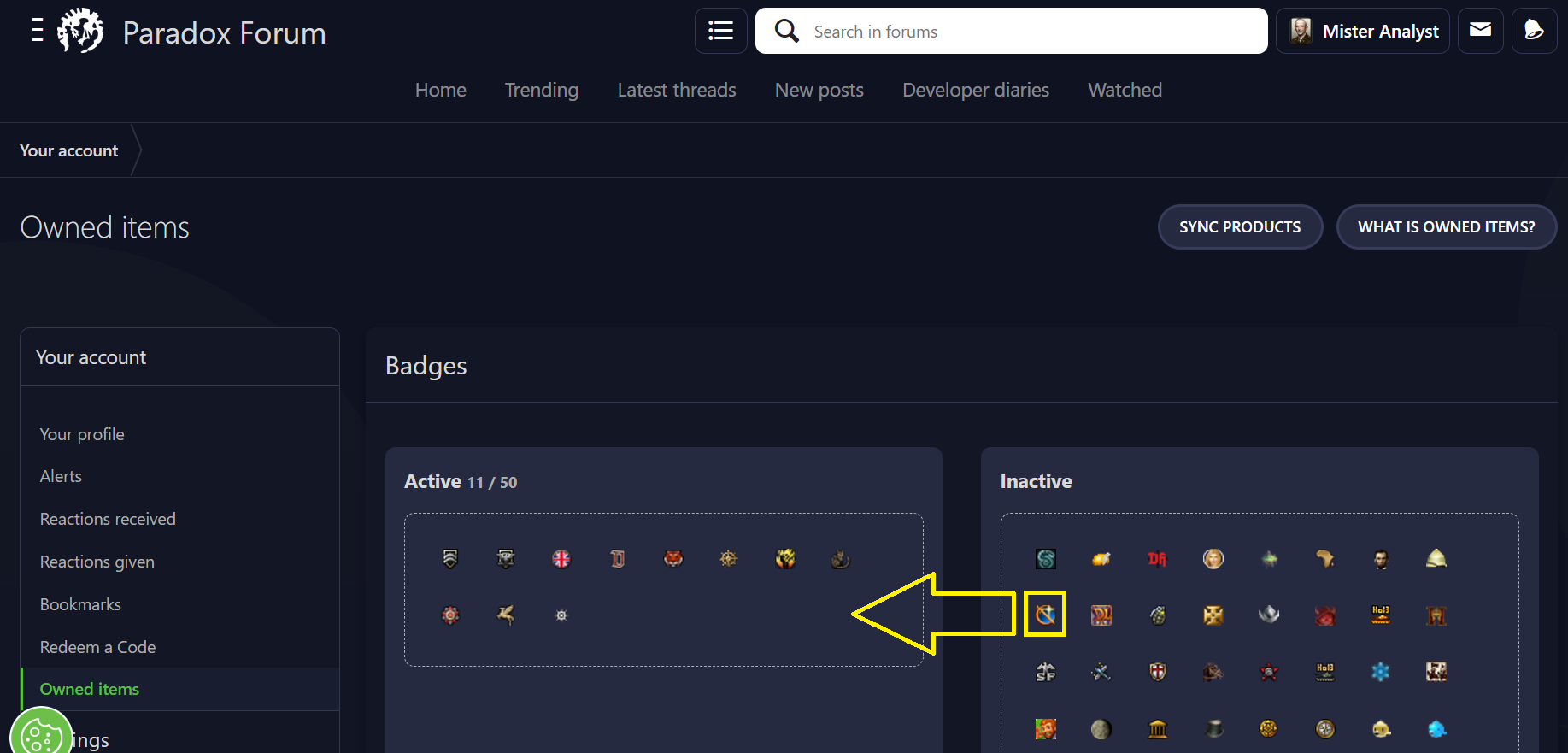 How to show your badges on the forum | Paradox Interactive Forums
