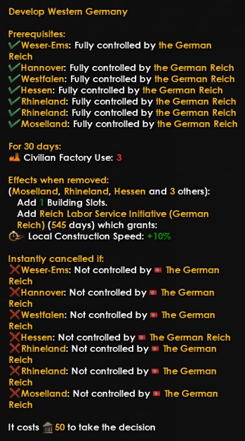Confirmed - Reich Labor Service Decision Develop Western Germany Error ...