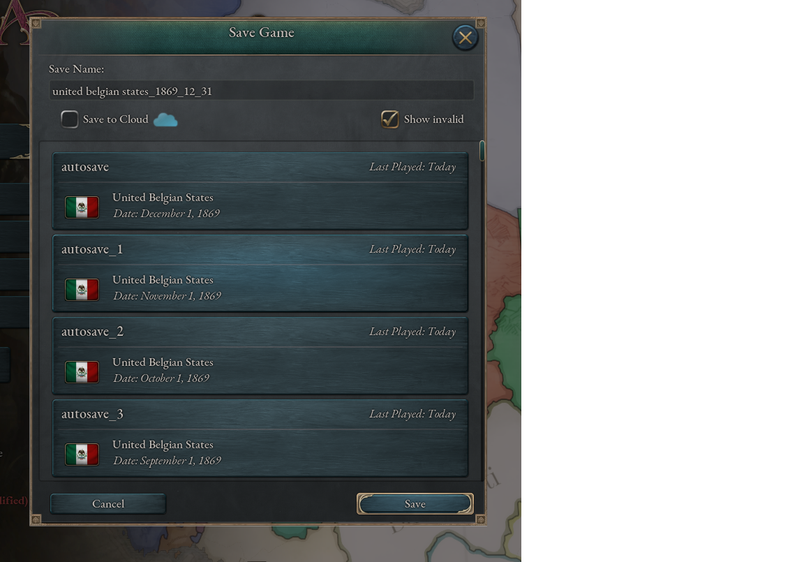 United Belgian States flag appearing as Mexico on Save Game | Paradox ...