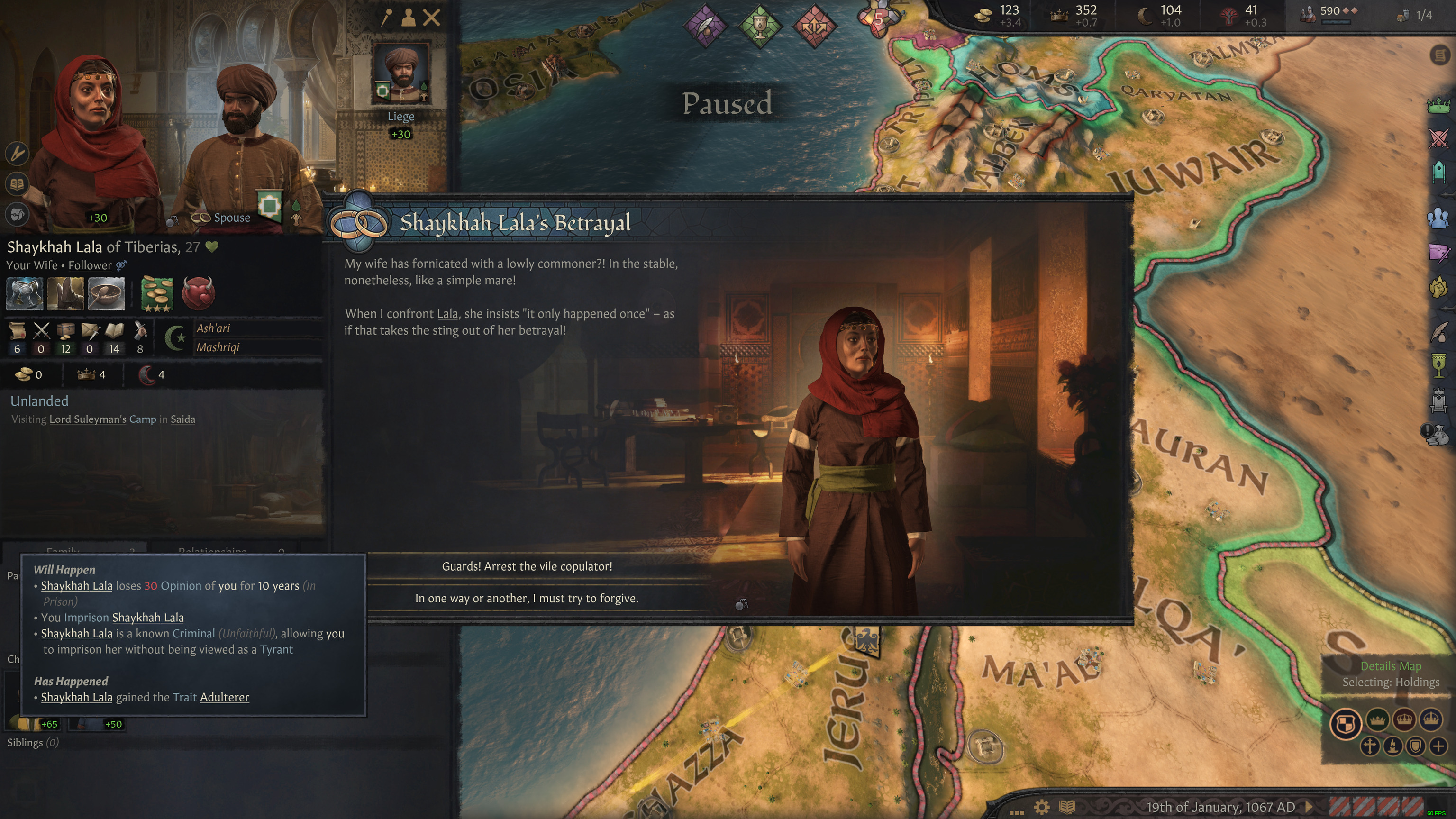 You can imprison courtiers that are visiting foreign courts in various ...