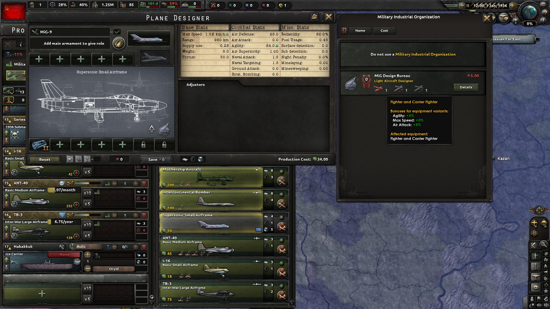 Confirmed - Unable to use Light Aircraft Designer MIO to a fighter design of Supersonic Small ...