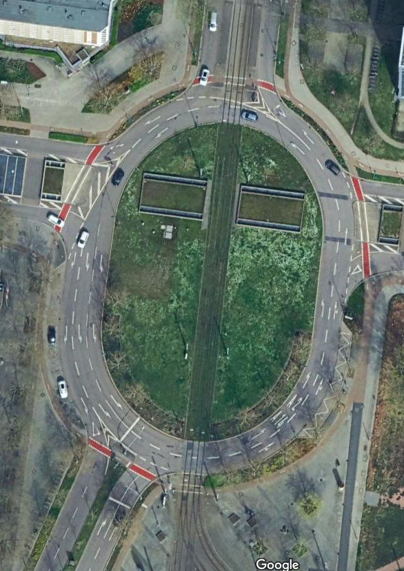 Automatic roundabout tool compatibility issue with public transport ...