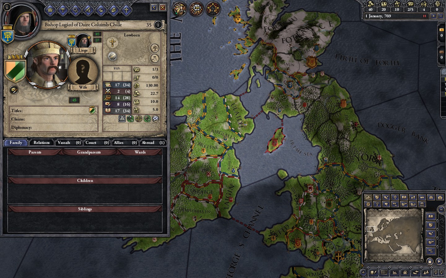 I'm getting the same courtier every ironman game (Airgialla 769 start ...