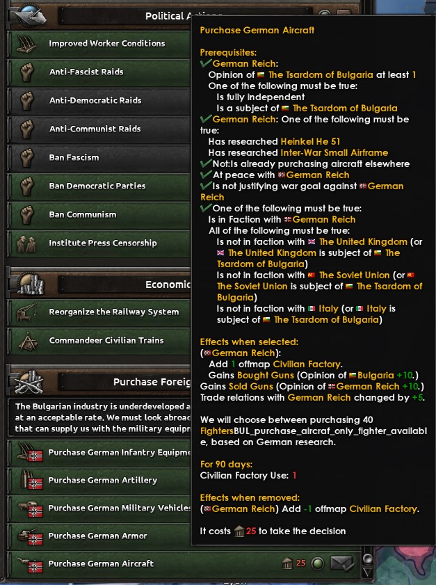 Bulgarian decision "Purchase German/Italian Aircraft" scripted localisation is not working ...