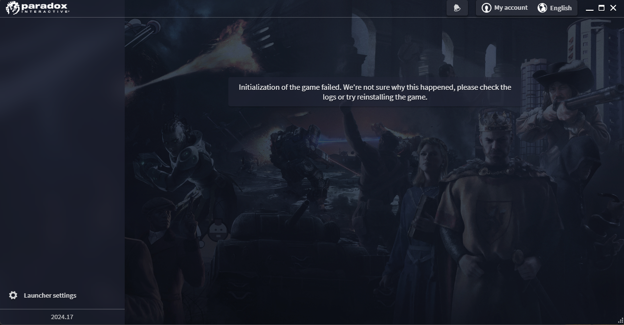 Paradox Launcher 2024.17 not loading game | Paradox Interactive Forums