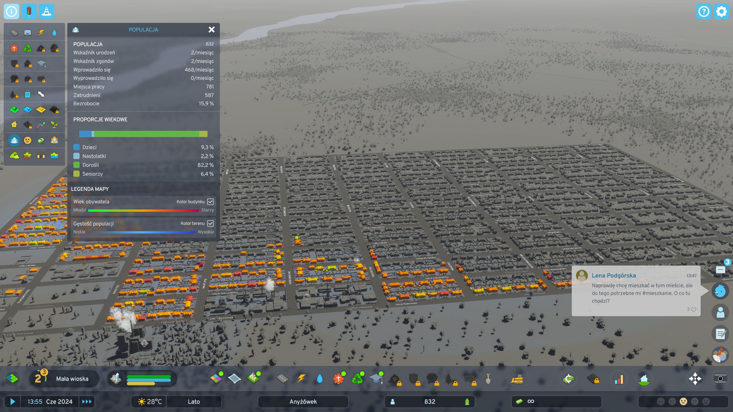 I have a problem with medium and large residential areas. I have a huge need for these zones ...