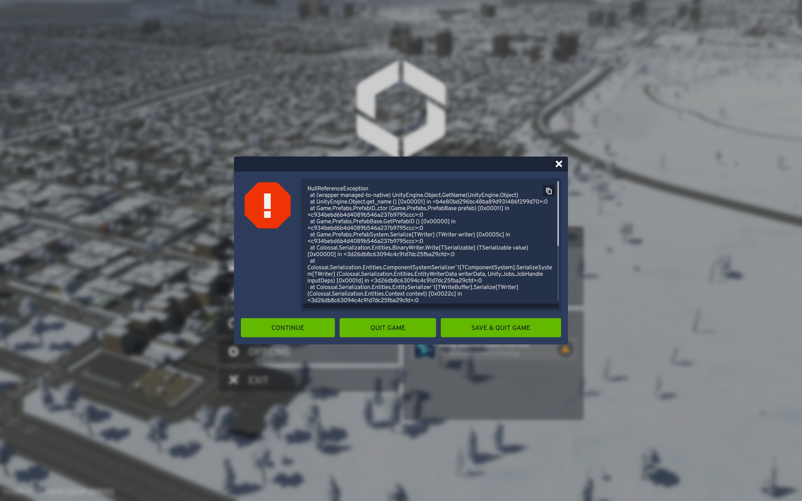 Null Exception & UI Disappeared | Paradox Interactive Forums