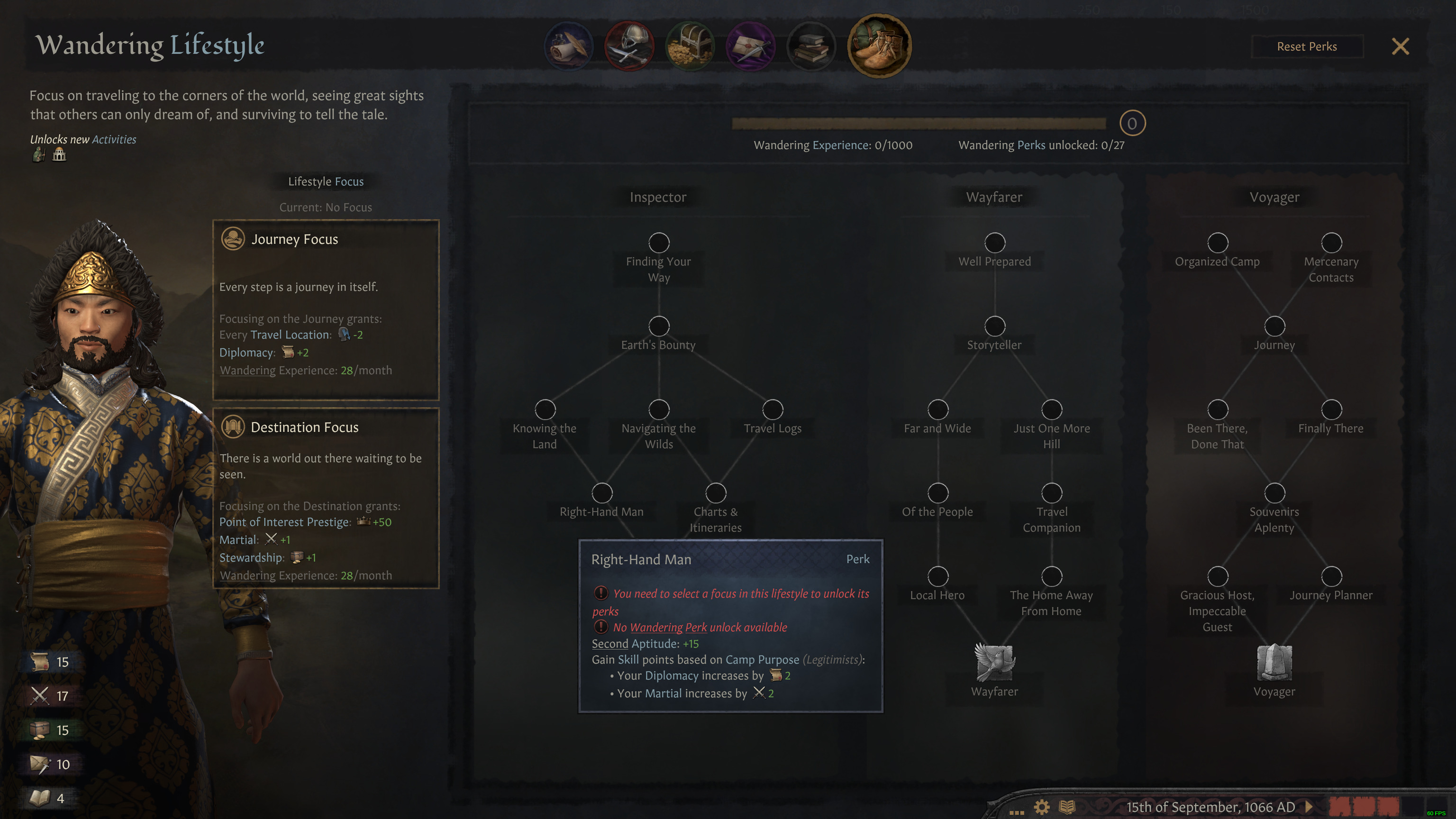 Adventurers always benefit from the right hand man perk regardless of ...