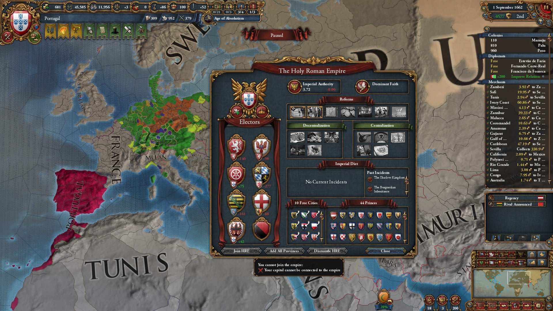 Holy Roman Empire Interface (No minimalist style please) | Paradox ...