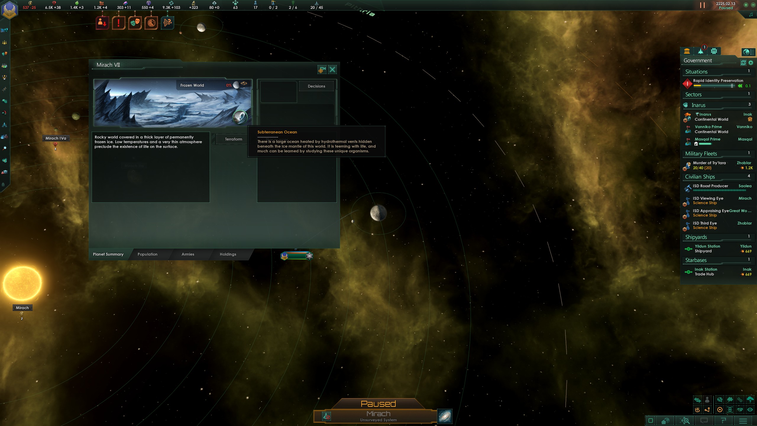 Stellaris - 'Subterranean Ocean' planet modifier doesn't have any ...