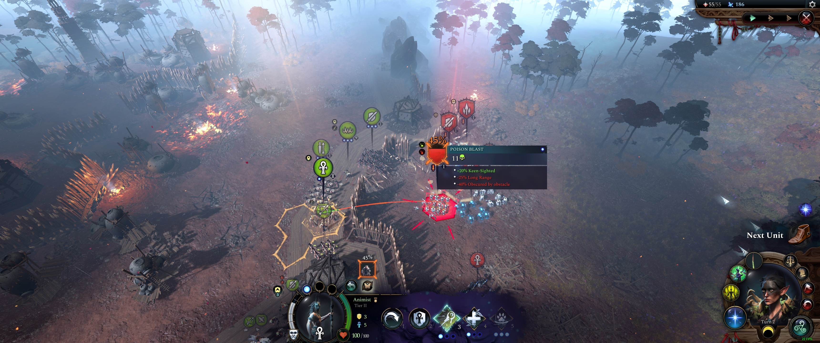 Bug - Defensive walls causing accuracy penalty | Paradox Interactive Forums