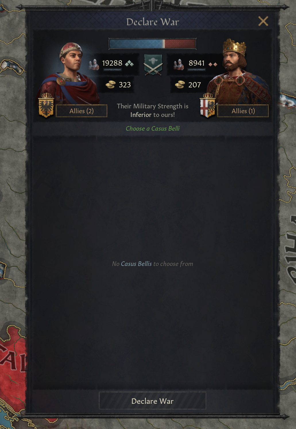 Cant declare war | Paradox Interactive Forums