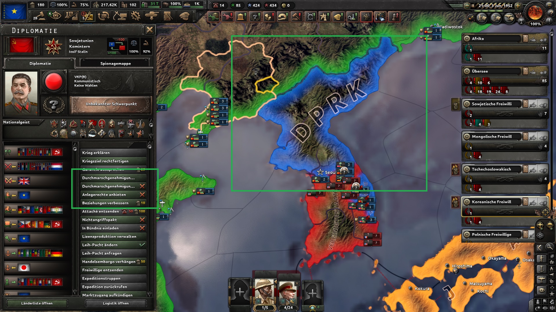 HoI 4 - [v1.12.8.31c5][32be] Volunteers do not recieve supply from capital. | Paradox ...
