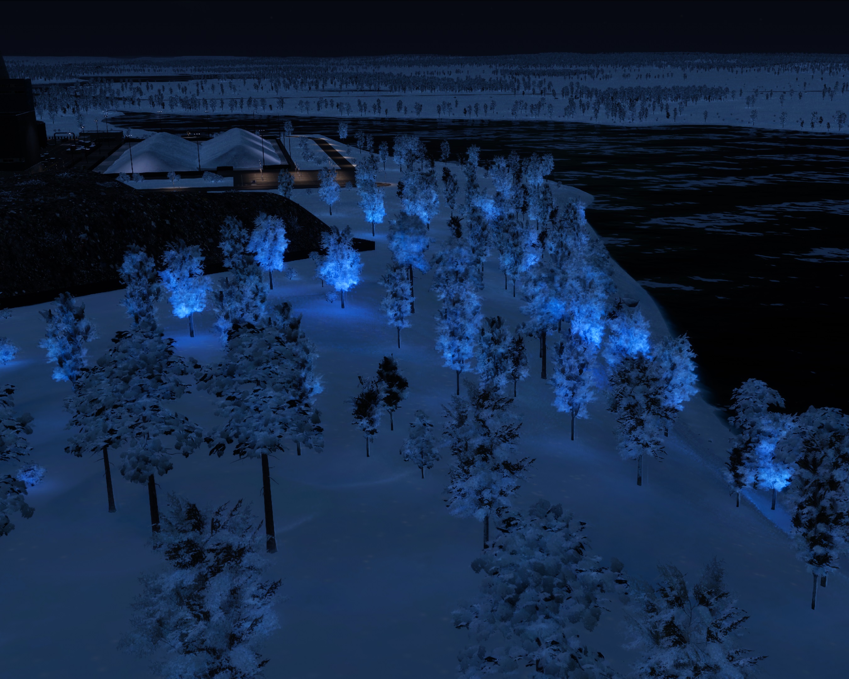 Global Illumination causes glowing trees with day/night cycle turned on on specific times of day ...