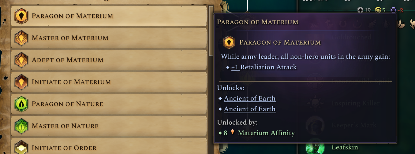 As Designed - Paragon of Materium shows two times the same name for ...